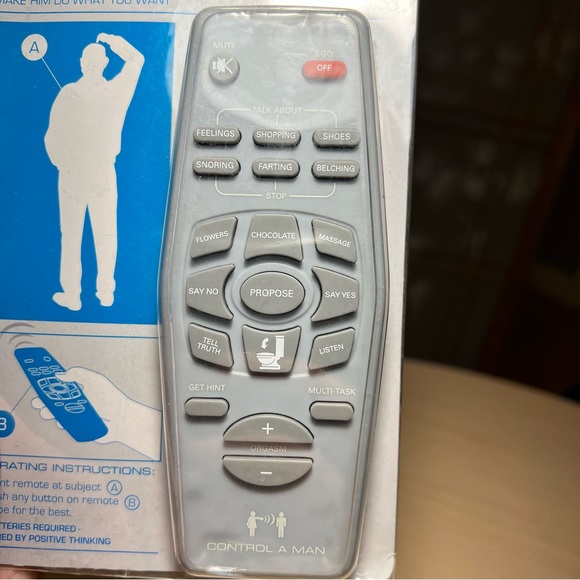 Other | Nwt Control A Man Remote Controller Batchelorette Gag Gift ...